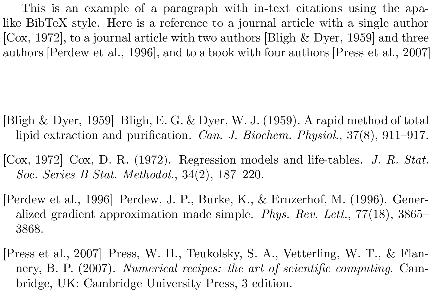 BibTeX apalike2 bibliography style [examples] - BibTeX.com