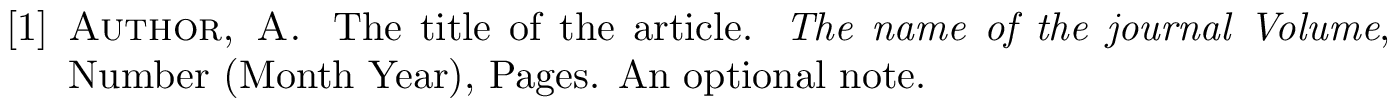 BibTeX acm bibliography style [examples] - BibTeX.com