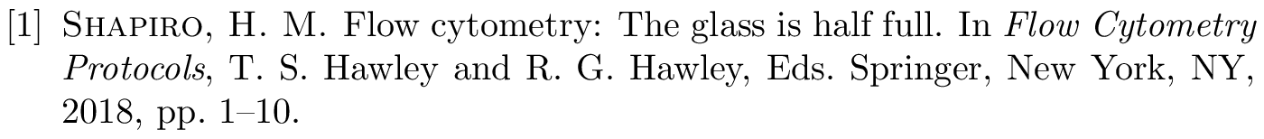 BibTeX acm bibliography style [examples] - BibTeX.com