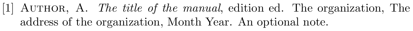 BibTeX acm bibliography style [examples] - BibTeX.com