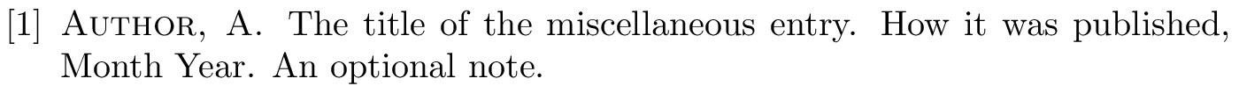 BibTeX acm bibliography style [examples] - BibTeX.com