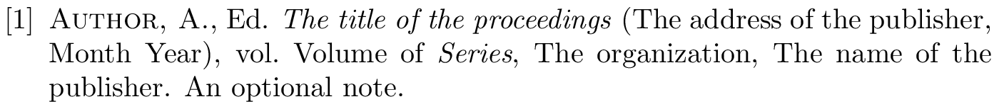 BibTeX acm bibliography style [examples] - BibTeX.com