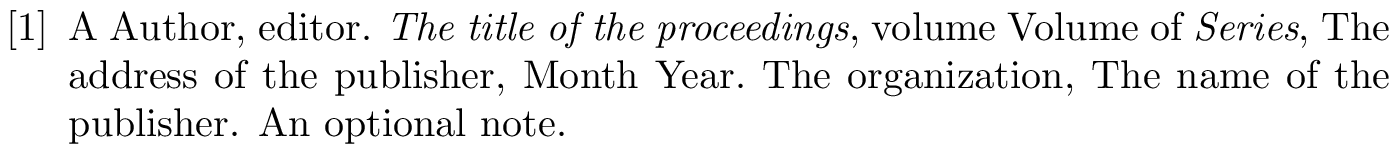 BibTeX plain bibliography style [examples] - BibTeX.com