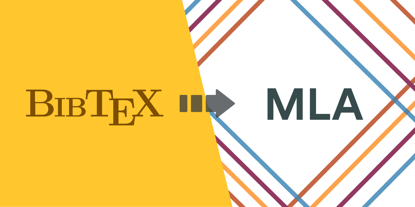 Online BibTeX to MLA converter - BibTeX.com