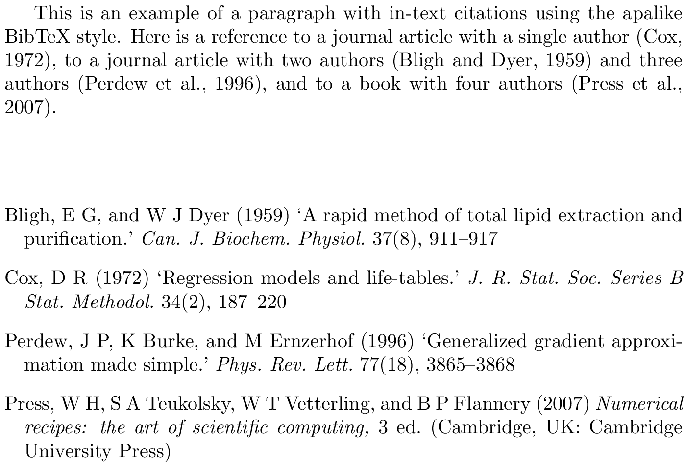 BibTeX cje bibliography style [examples] - BibTeX.com