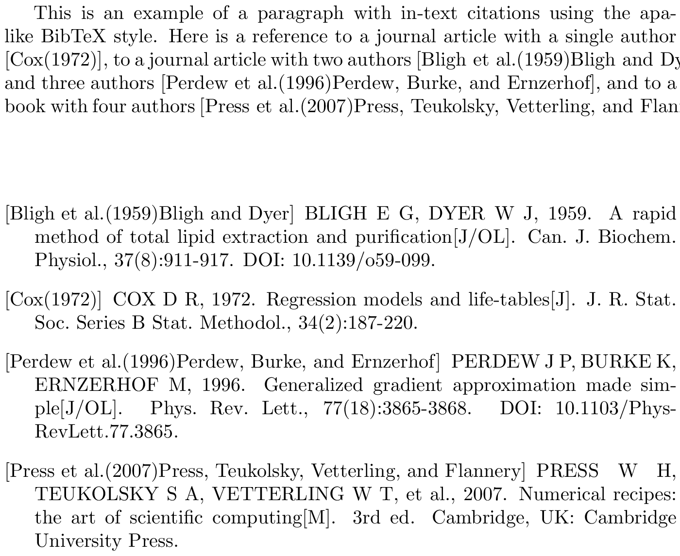 BibTeX gbt7714-plain bibliography style [examples] - BibTeX.com