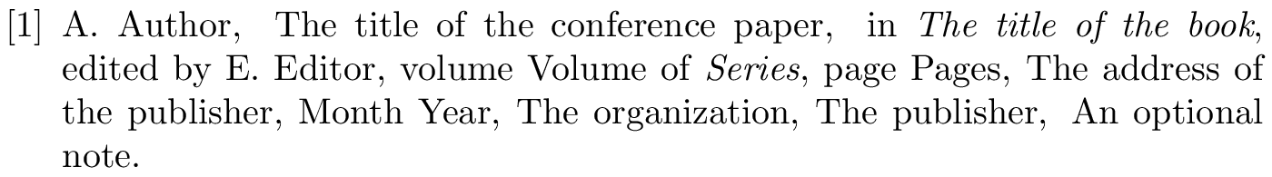 BibTeX report bibliography style [examples] - BibTeX.com