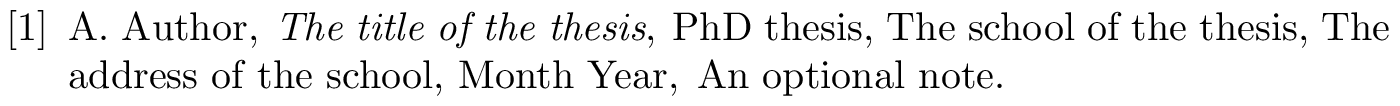 BibTeX report bibliography style [examples] - BibTeX.com