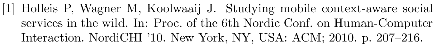 BibTeX vancouver bibliography style [examples] - BibTeX.com